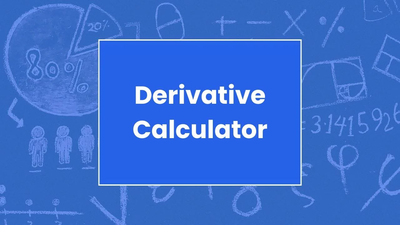 Derivative Calculator - My Online Calculators