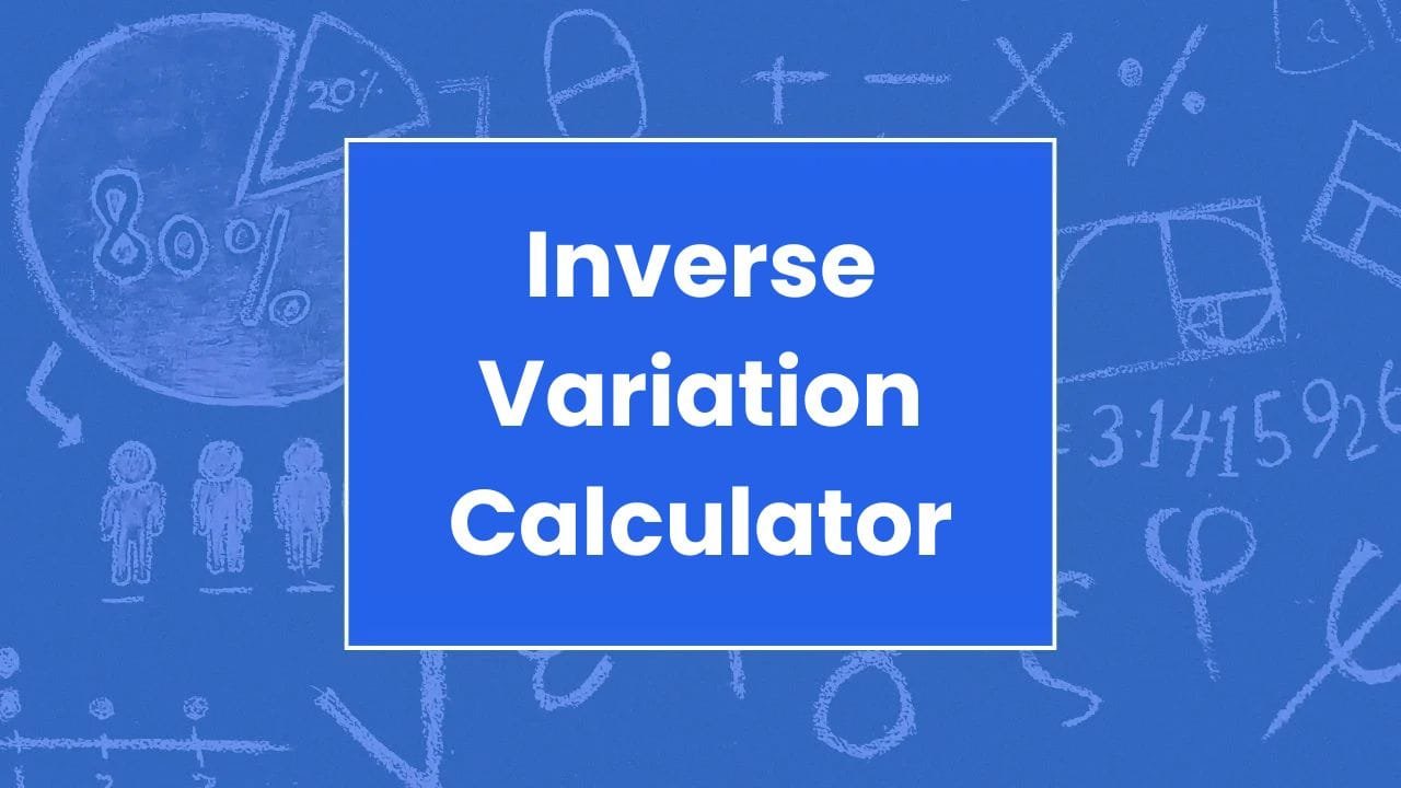Inverse Variation Calculator - My Online Calculators