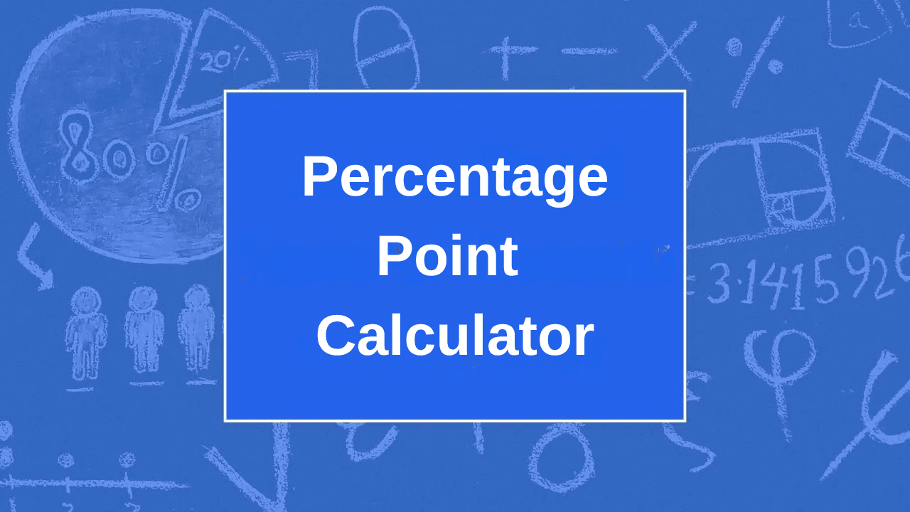 Percentage Point Calculator - My Online Calculators