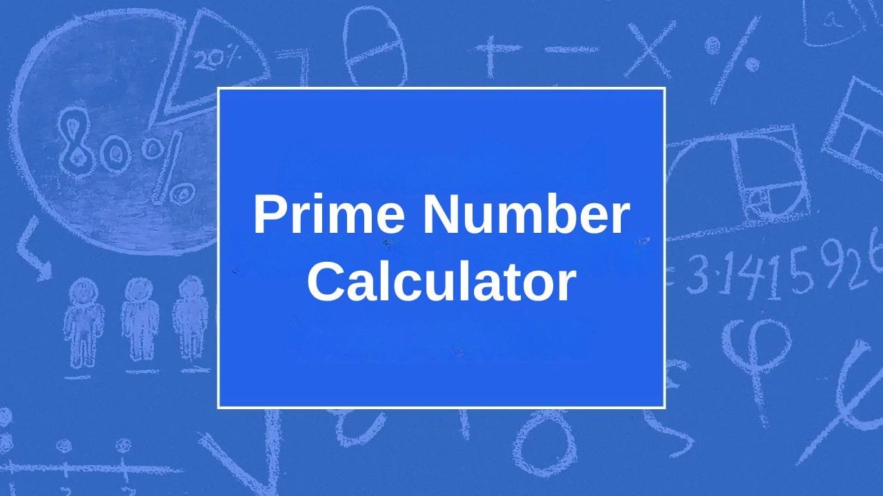 Prime Number Calculator - My Online Calculators